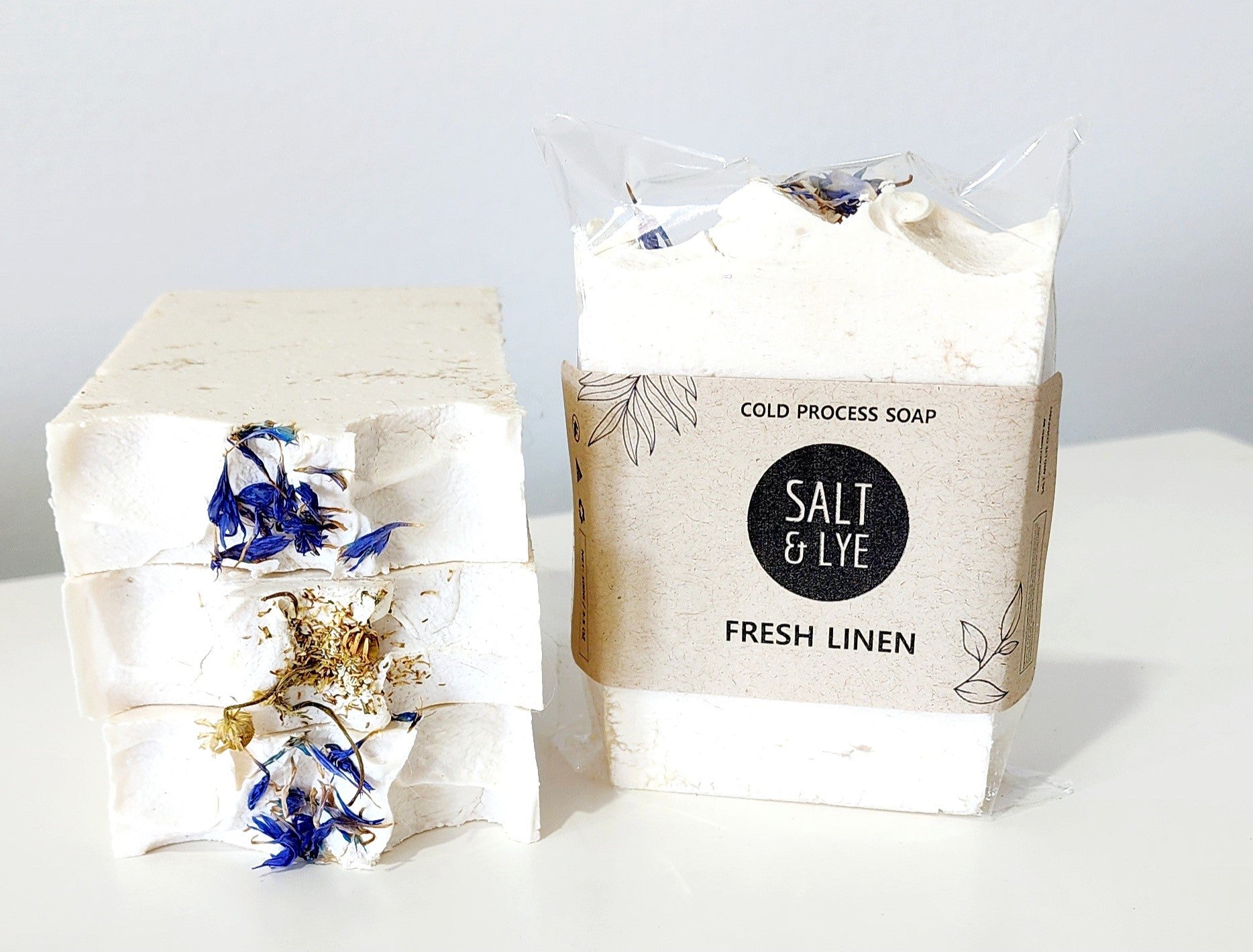 Fresh Linen Soap – Salt and Lye